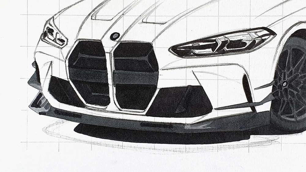 How to Draw a BMW M4: A Step-by-Step Guide to Drawing a Stunning Purple Masterpiece